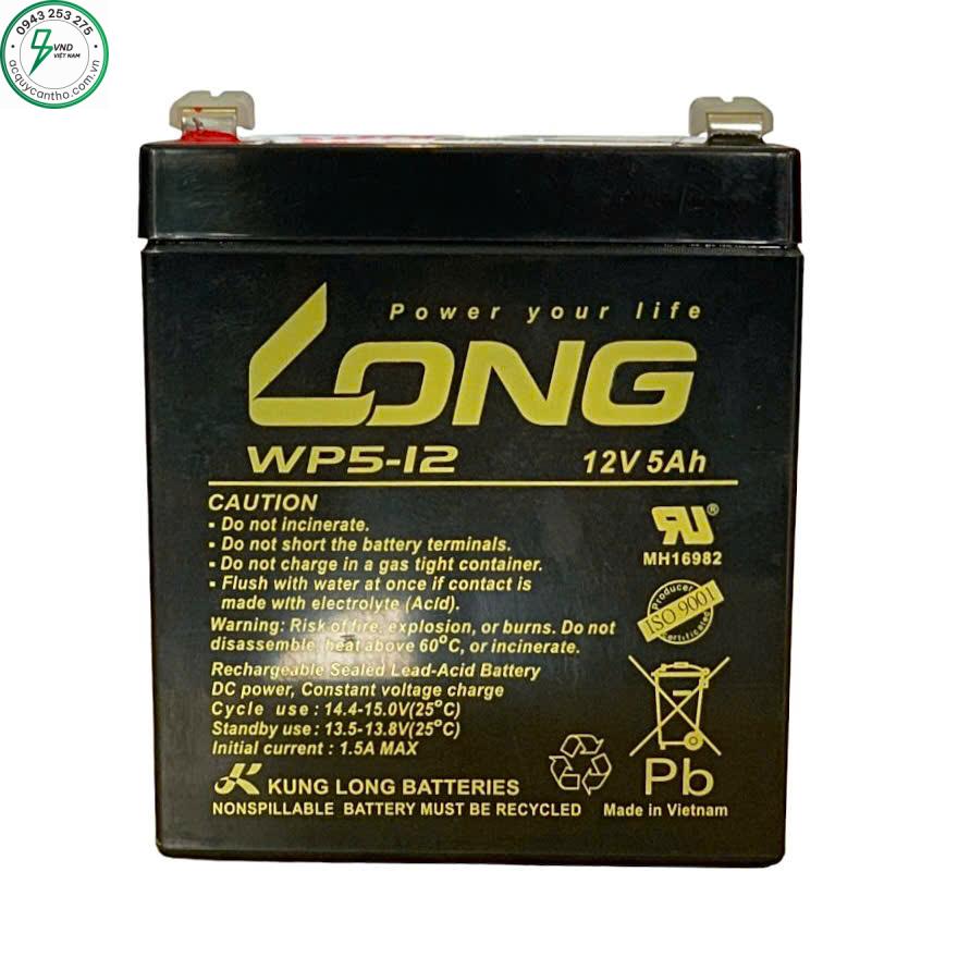 ẮC QUY LONG WP5-12 (12V – 5AH)